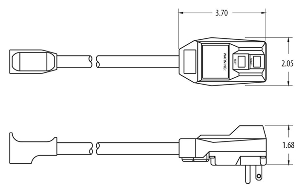 Anderson-Bolds: TRC 14880-012 GFCI 120V, 15 AMPS, Manual reset, Rt ...